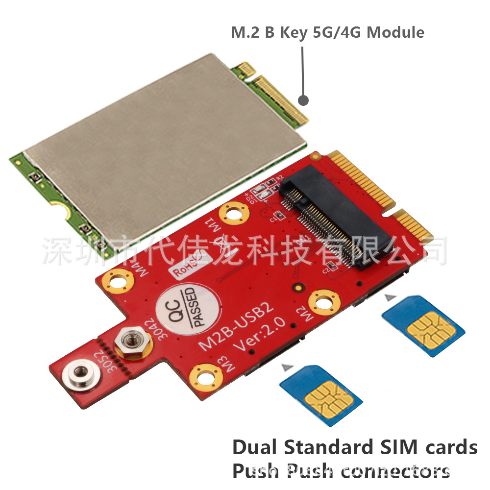 M.2转MINIPCI-E带双NANO SIM卡座-阿里巴巴