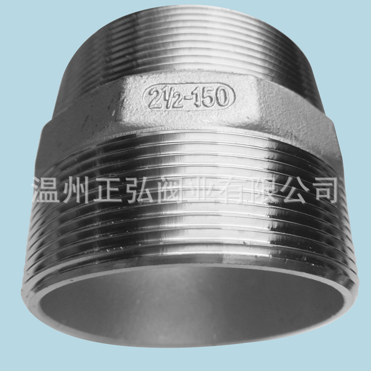 304不锈钢对丝 2.5寸外丝直接 DN65不锈钢六角外丝 外螺纹延长管-阿里巴巴