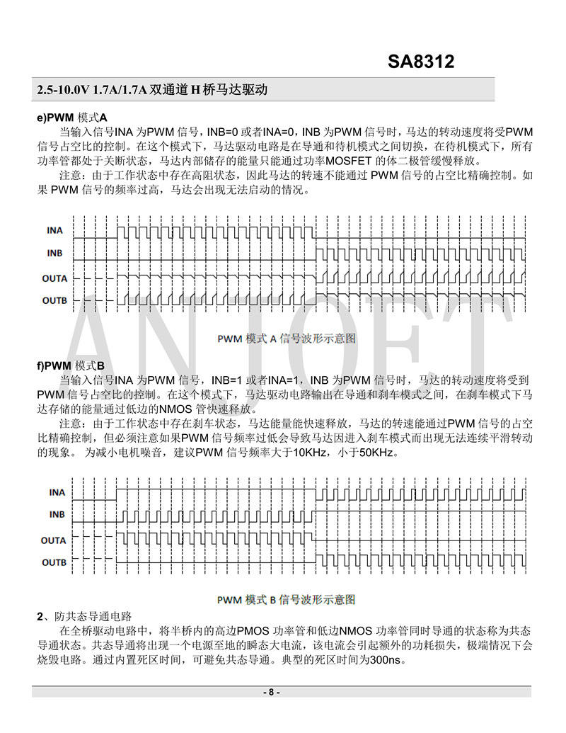SA8312 SOP-16 10V1.7A 玩具车马达驱动器芯片 兼容MX1508 MX1616-阿里巴巴