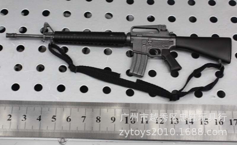 1/6塑料模型 M16A1 M16A2 M16A1+M203 M16 兵人手办 美军越战静态-阿里巴巴