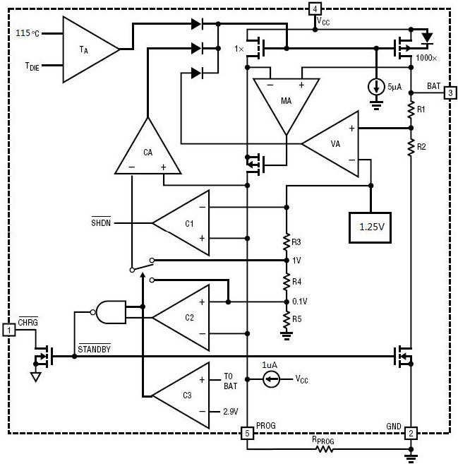 TP4054,CB4055A,锂电池充电管理芯片IC,TP4055,LTC4054,4056,4057-阿里巴巴
