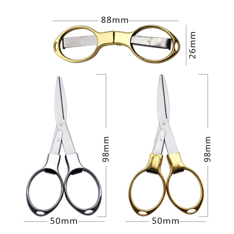 添华达旅行折叠剪刀 便携迷你手指甲不锈钢伸缩小号随身小剪刀-阿里巴巴