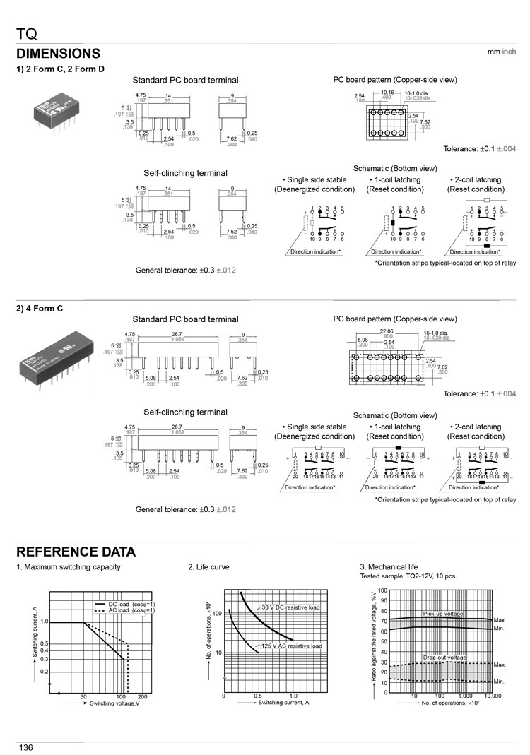 全新原装松下继电器TQ2-5V TQ2-12V TQ2-24V 两开两闭10脚2A 现货-阿里巴巴