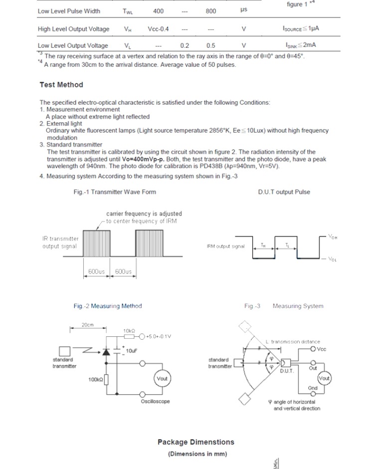 原装亿光贴片IRM-H638T/TR2 SMD-4红外遥控接收管/接收头/传感器-阿里巴巴