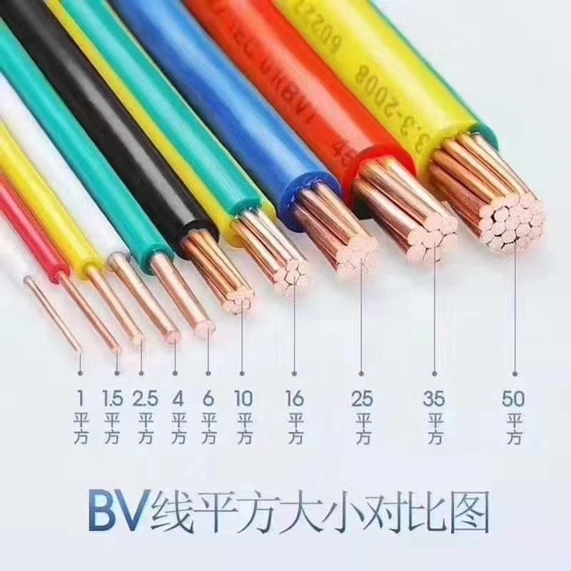 无锡远东厂家电线电缆 BV2.5平方电线家装铜芯 国标单芯电线电缆-阿里巴巴
