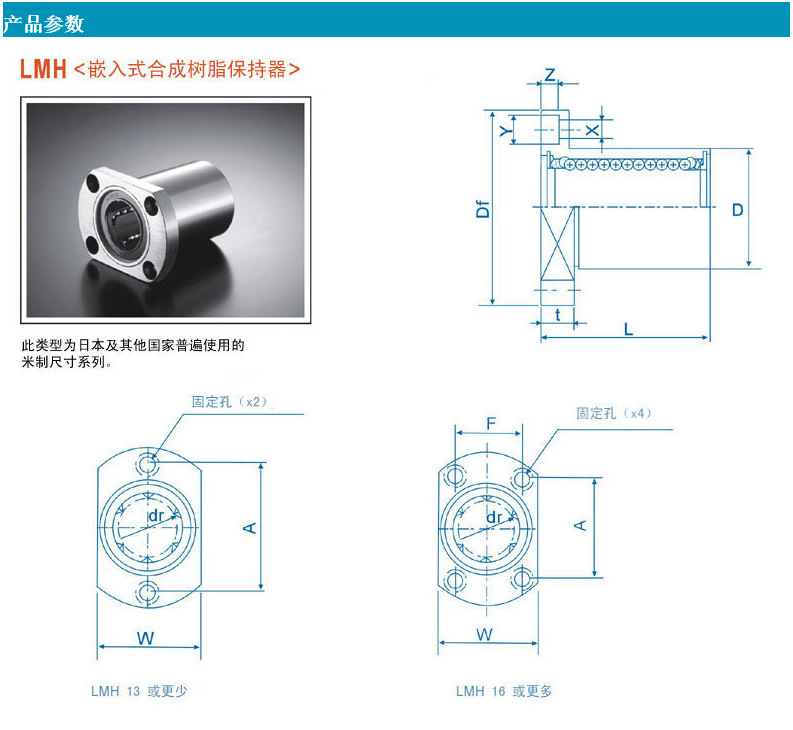 直线轴承LMH10UU LMH12UU LMH10LUU LMF20LUU口罩机专用轴承-阿里巴巴