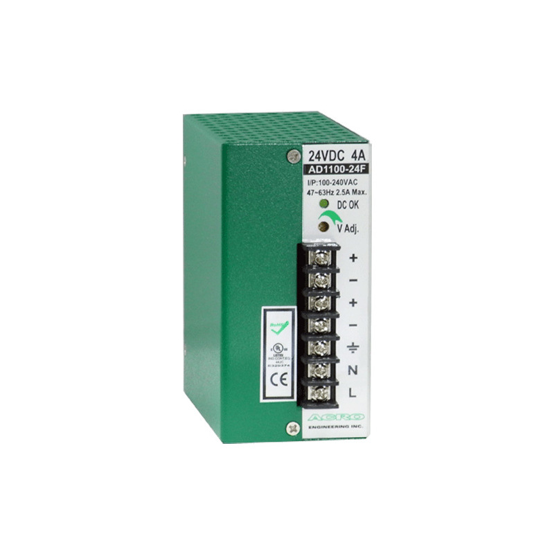 台湾ACRO艾可100W24V4A导轨式开关电源供应器AD1100-24F质保三年-阿里巴巴