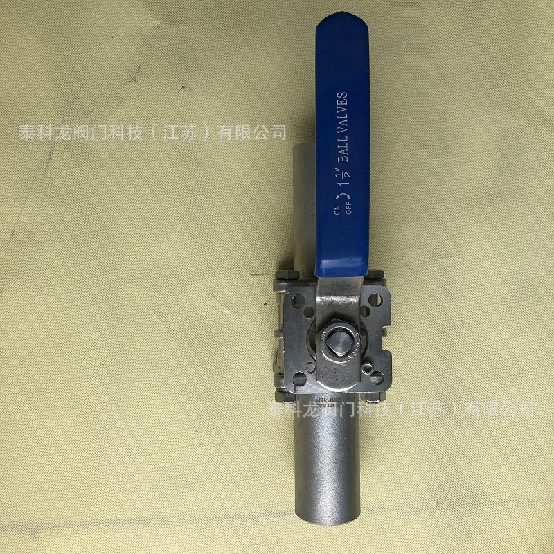 Q61F-16P三片式活接对焊接球阀不锈钢加长短管焊管球阀DN40 50 65-阿里巴巴