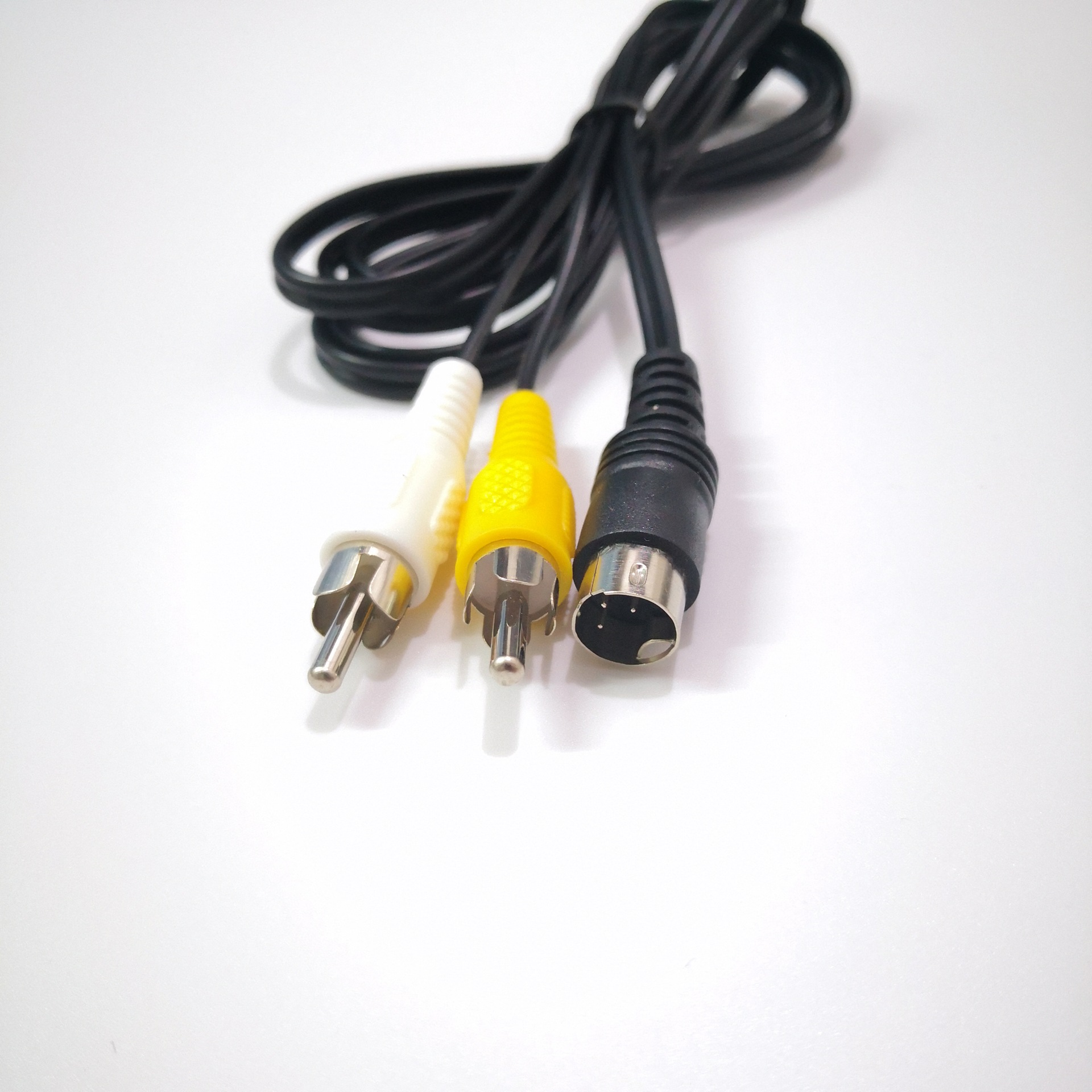 适用于SEGA Genesis/MD 2AV Cable 世嘉二代两排AV线 3针接口1.5M-阿里巴巴