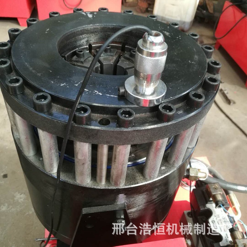 厂家供应型材无痕液压缩口机 大棚管缩管机圆管自动钢管高效 阿里巴巴