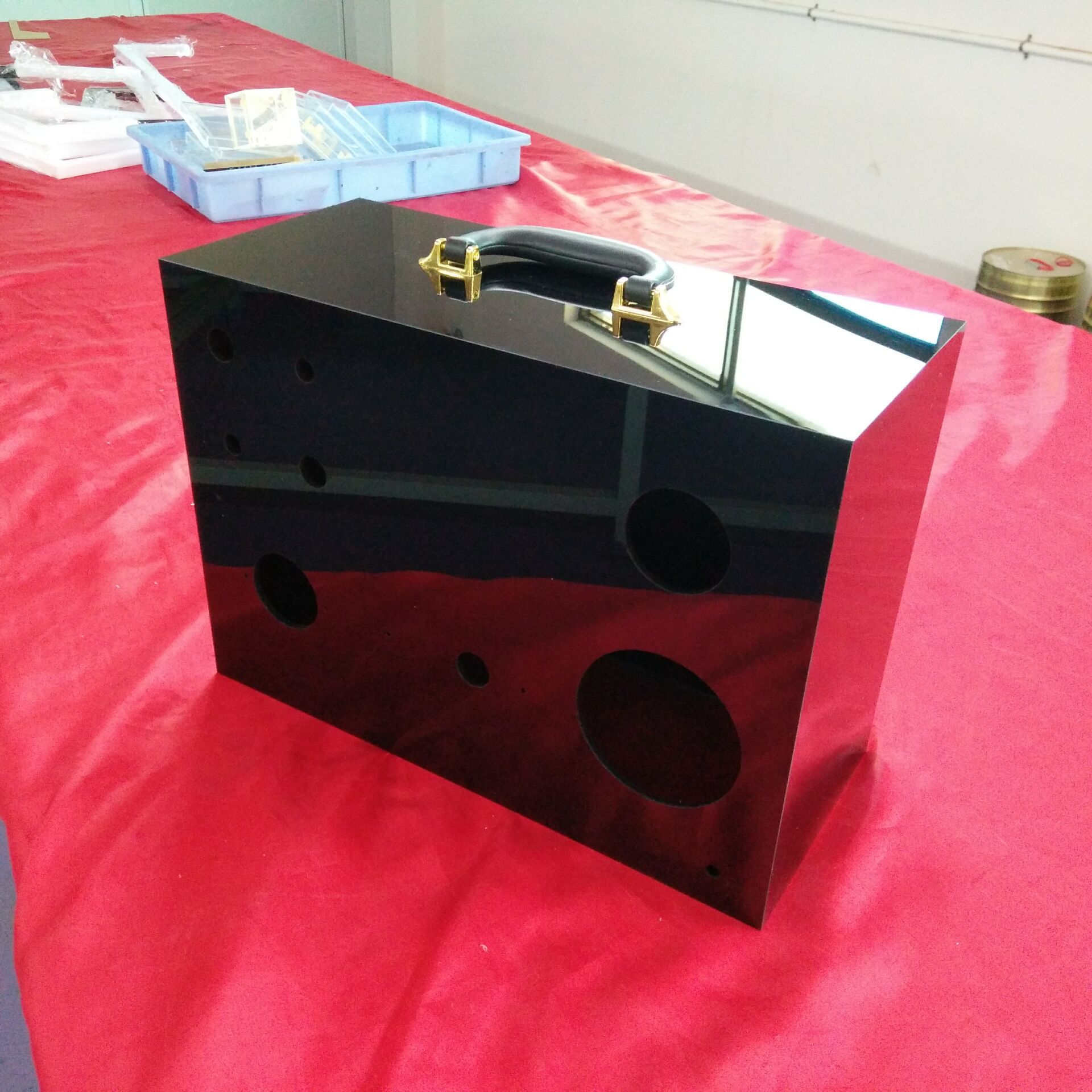 亚克力机箱各种主机机箱有机玻璃电器电脑黑色机箱水箱可定制-阿里巴巴