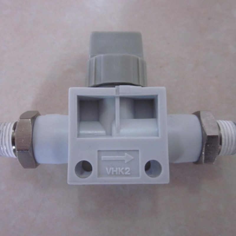 全新SMC手动阀 VHK2/VHK3-03S-04S-12F-03S-04S 两通三通手转阀-阿里巴巴