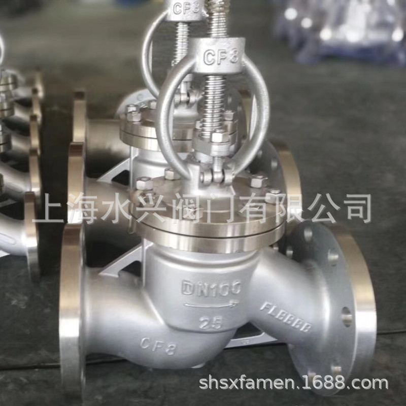 J41W-25P不锈钢手动截止阀 手动不锈钢截止阀 双法兰手动截止阀-阿里巴巴