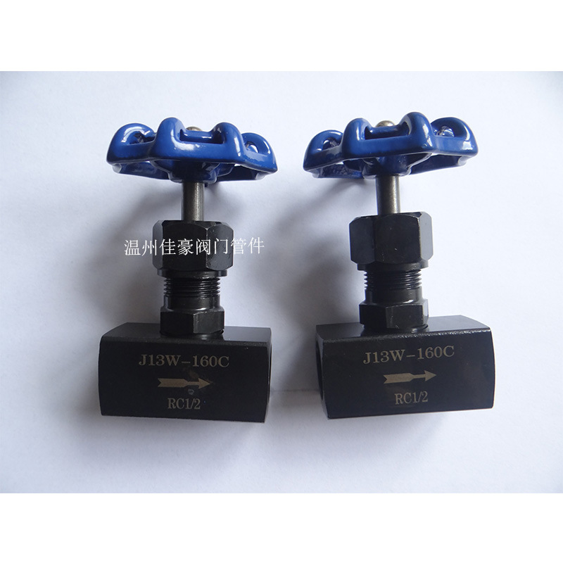 J13W-160C J13H-160C DN15 RC1/2 碳钢内螺纹压力仪表截止针型阀-阿里巴巴