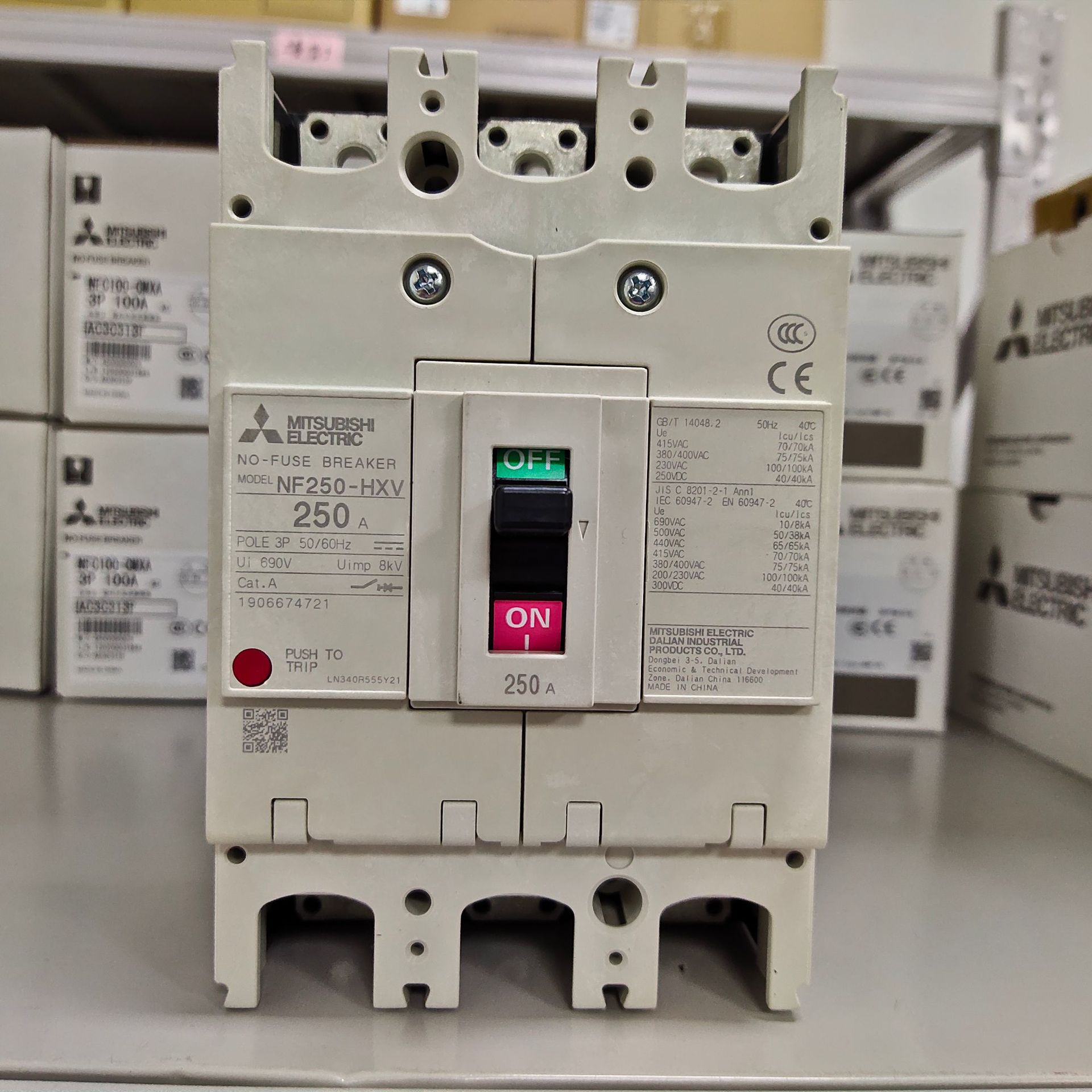 三菱漏电断路器 NV63-SV 3P 20A 100-440V 30MA CE-阿里巴巴