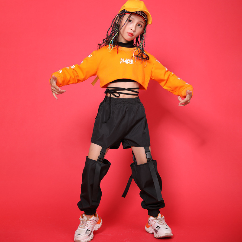 Rapper singers hiphop costumes for girls girls street dance costumes ...