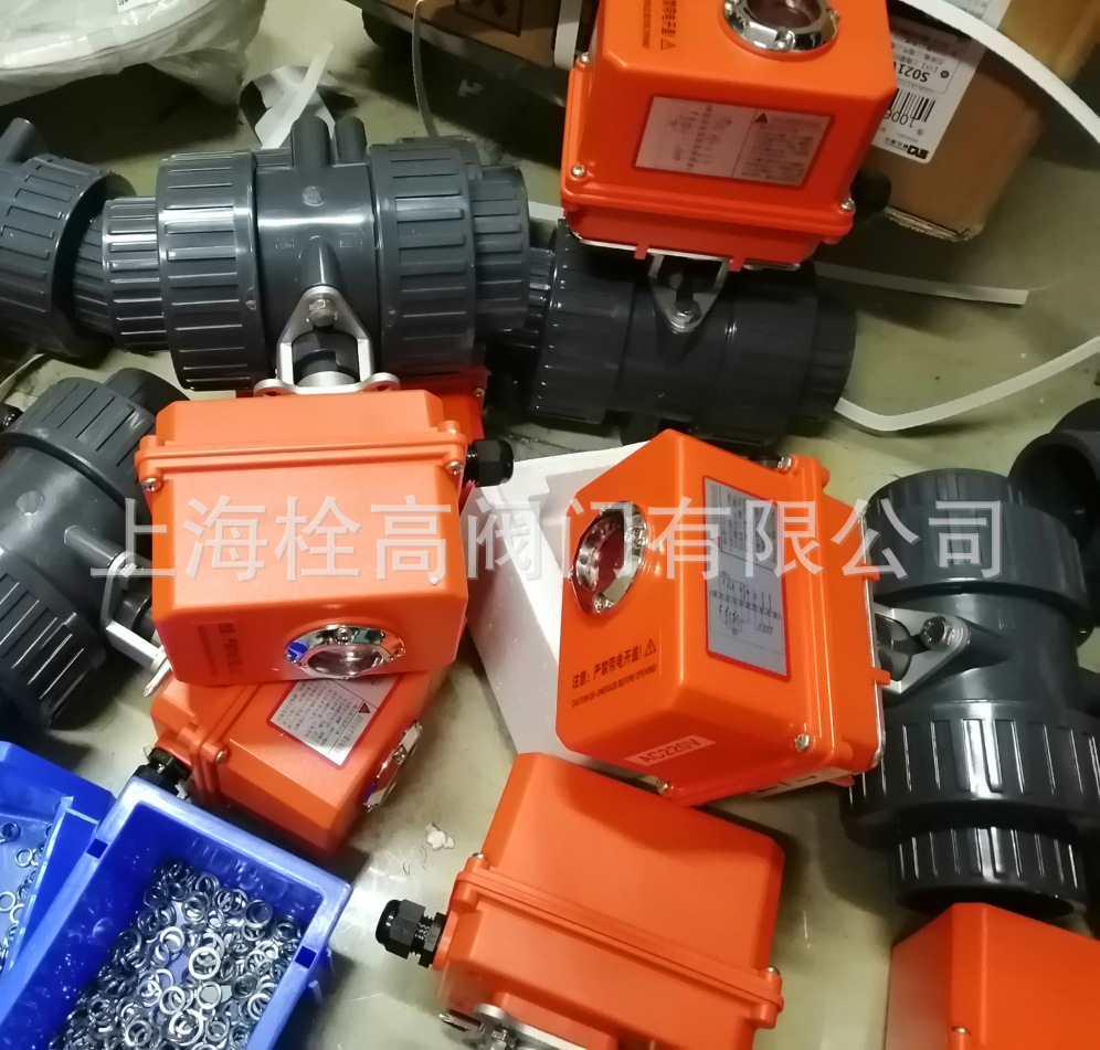 电动UPVC球阀 PVC电动球阀 Q961F-10S双活接塑料电动球阀耐 腐蚀-阿里巴巴