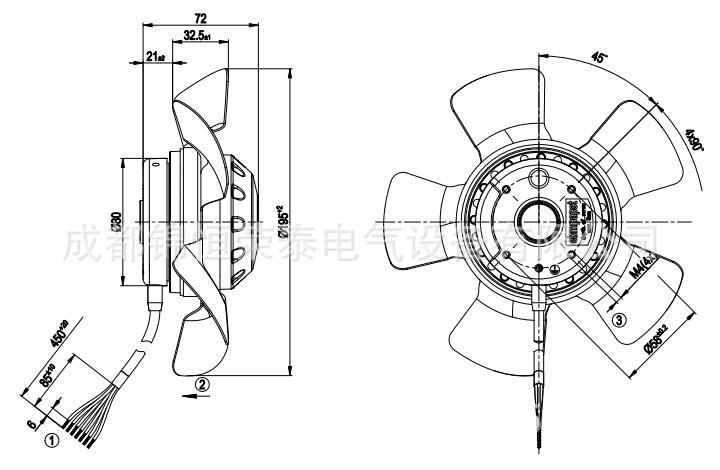 德国ebmpapst轴流风机A2D200-AA02-16散热风扇-阿里巴巴