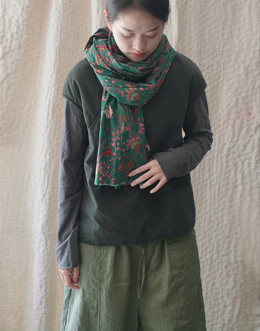 原创设计精梳斜纹薄棉保暖马甲背心 复古民国套头加厚马甲S0150-阿里巴巴