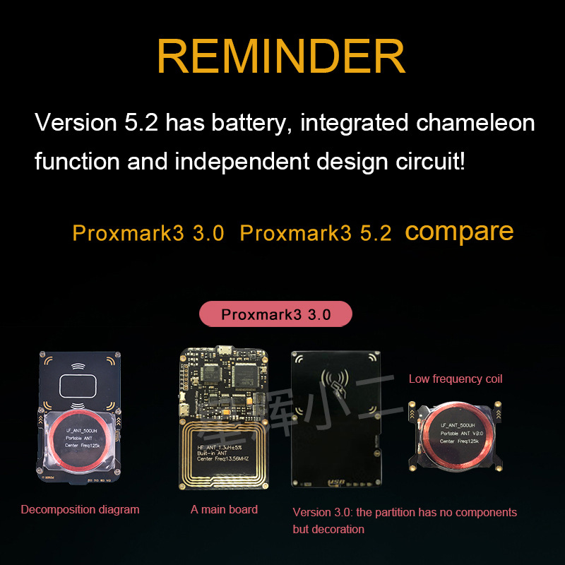 跨境Proxmark3 RDV2全加密IC门禁读卡器RFID可模拟复制机智能卡-阿里巴巴
