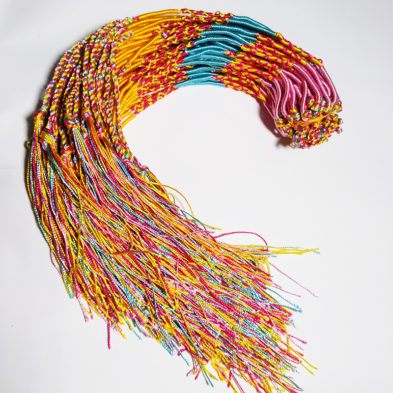 端午节五彩绳 五色绳本命年手绳端午节日礼品红绳手绳编织手链-阿里巴巴