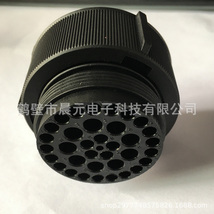 汽车线束35孔ECU国产 7811222重卡圆柱混合护套连接器接插件插头-阿里巴巴