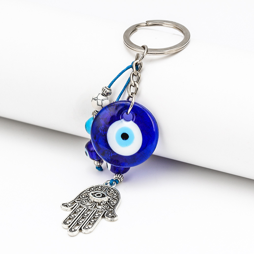 Blue color evil eye blue eyes keychain,KEYCHAIN&BROOCHES