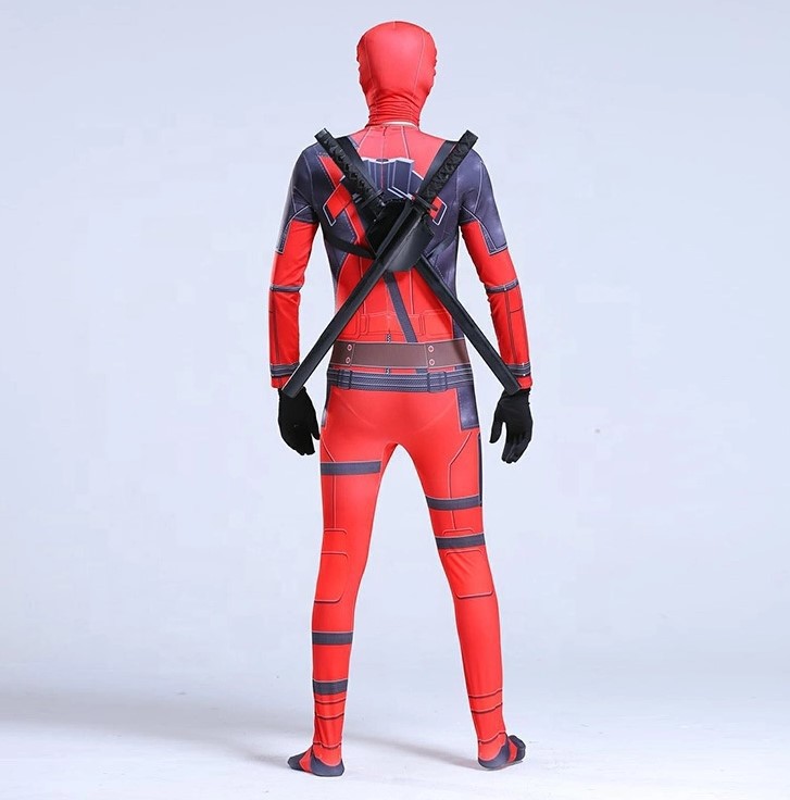 死侍紧身衣儿童演出服cosplay万圣节Deadpool舞会衣服动漫服装-阿里巴巴