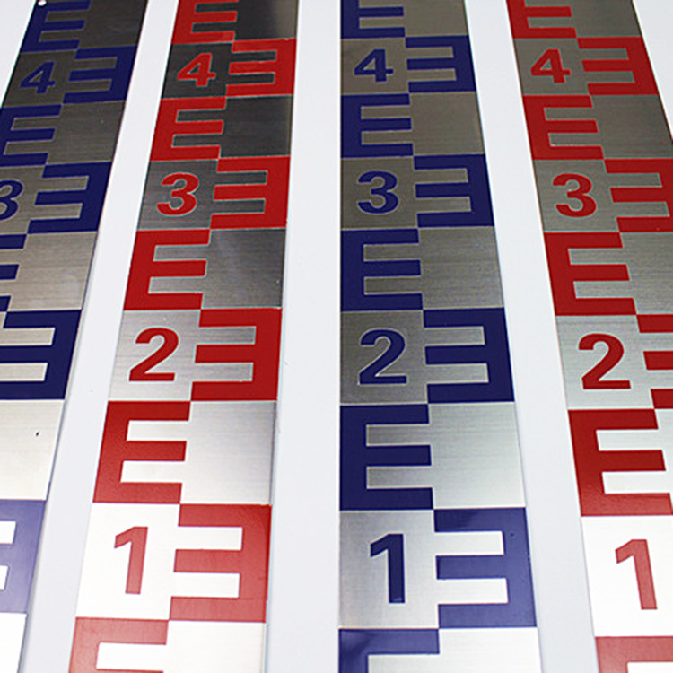 不锈钢水尺30cm水库水位尺搪瓷烤漆标尺水位反光水文尺-阿里巴巴