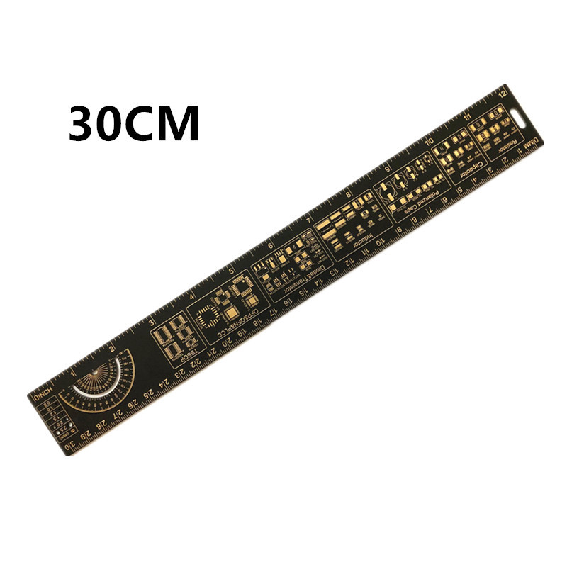 PCB Ruler PCB工程用尺 PCB封装单位 工程尺15CM 20CM 25CM 30CM-阿里巴巴