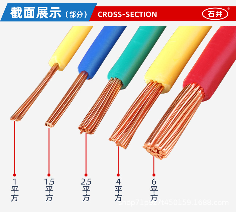 厂家 国标电线BVR 50 70 95 150平方多股软铜线家装电线电缆-阿里巴巴