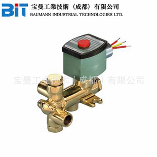 ASCO美国艾默生8320G174管接式电磁阀介质气体两位五通常闭现货-阿里巴巴