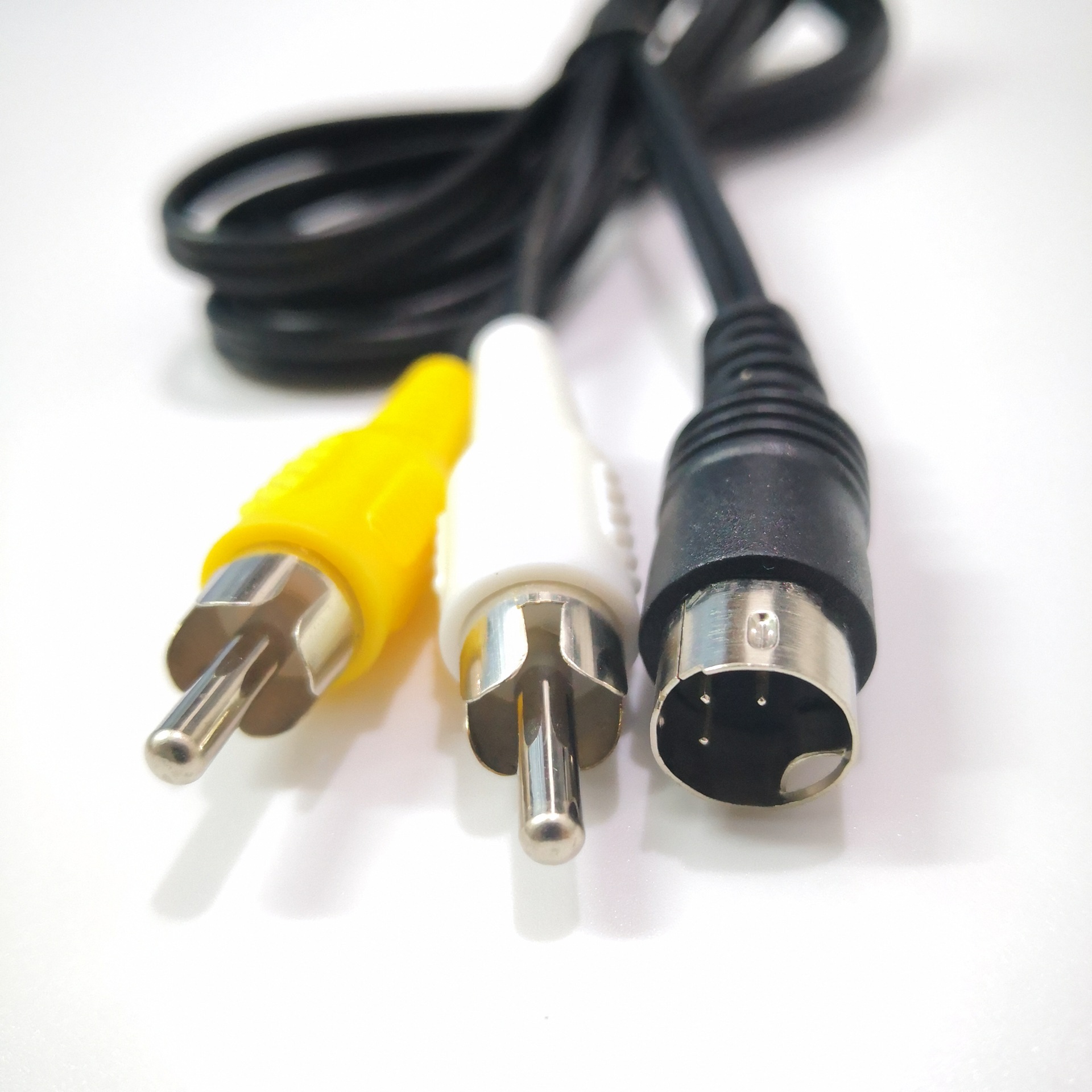 适用于SEGA Genesis/MD 2AV Cable 世嘉二代两排AV线 3针接口1.5M-阿里巴巴