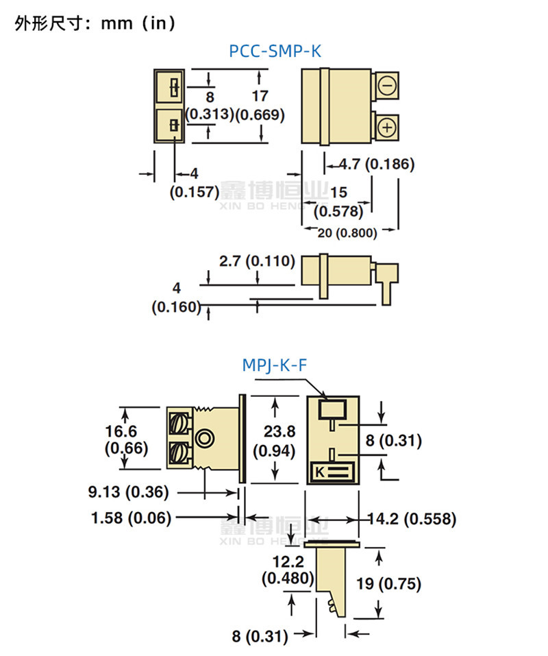 原装进K型奥米佳黄插头热电偶连接器SMPW-K-M测温端子spwK型插头-阿里巴巴