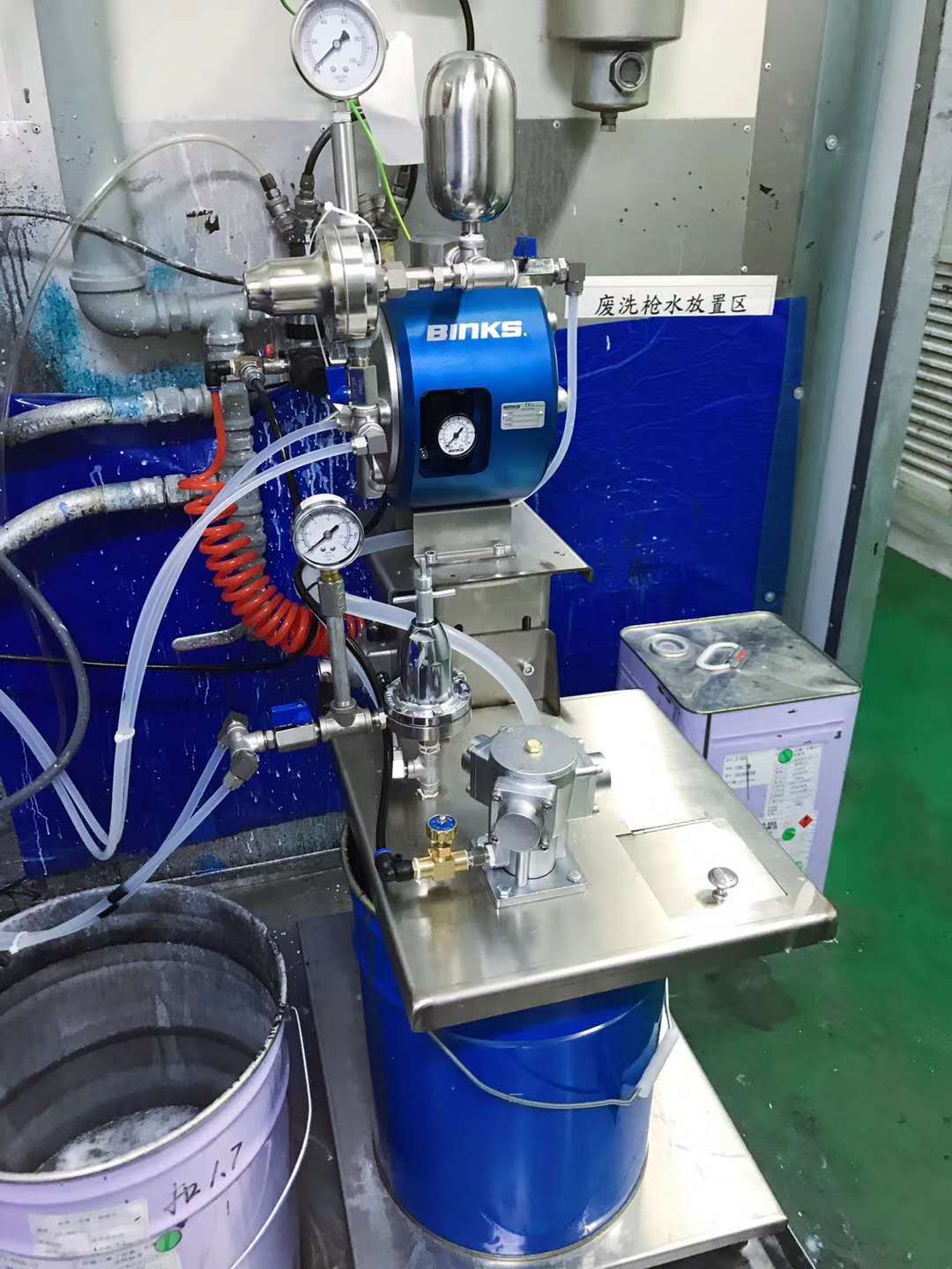 BINKS原装隔膜泵3:1水性泵 DX200 水性漆 水性涂料喷涂专用泵-阿里巴巴