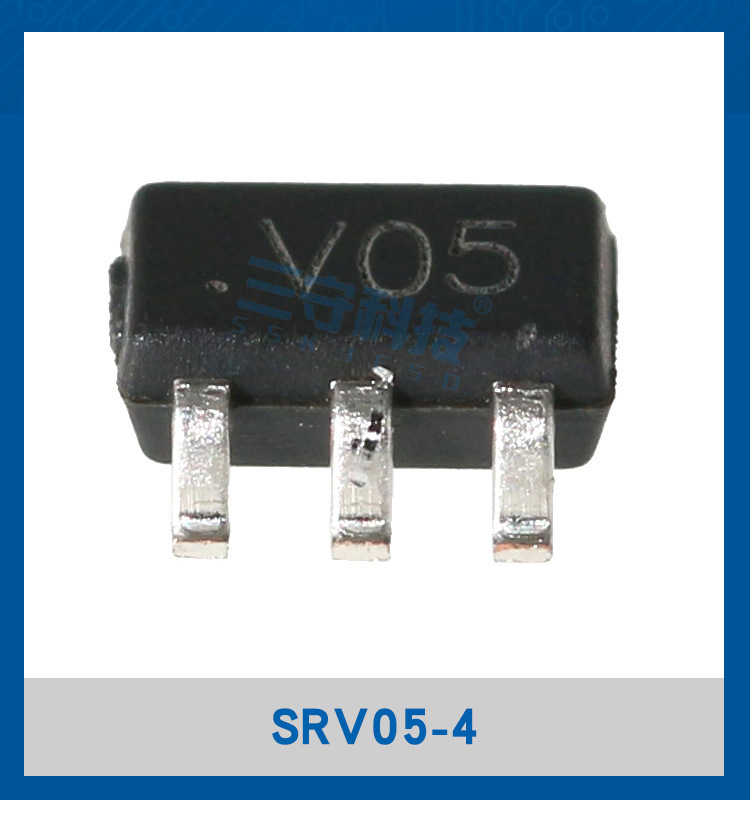 SRV05-4 封装SOT-23-6 25kV 4A 5V ESD/TVS防静电保护二极管低容-阿里巴巴