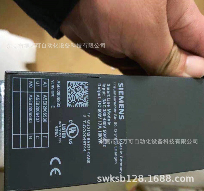 西门子10KW电源模块6SL3130-6AE21-0AB0全新原装正品现货实拍议价-阿里巴巴