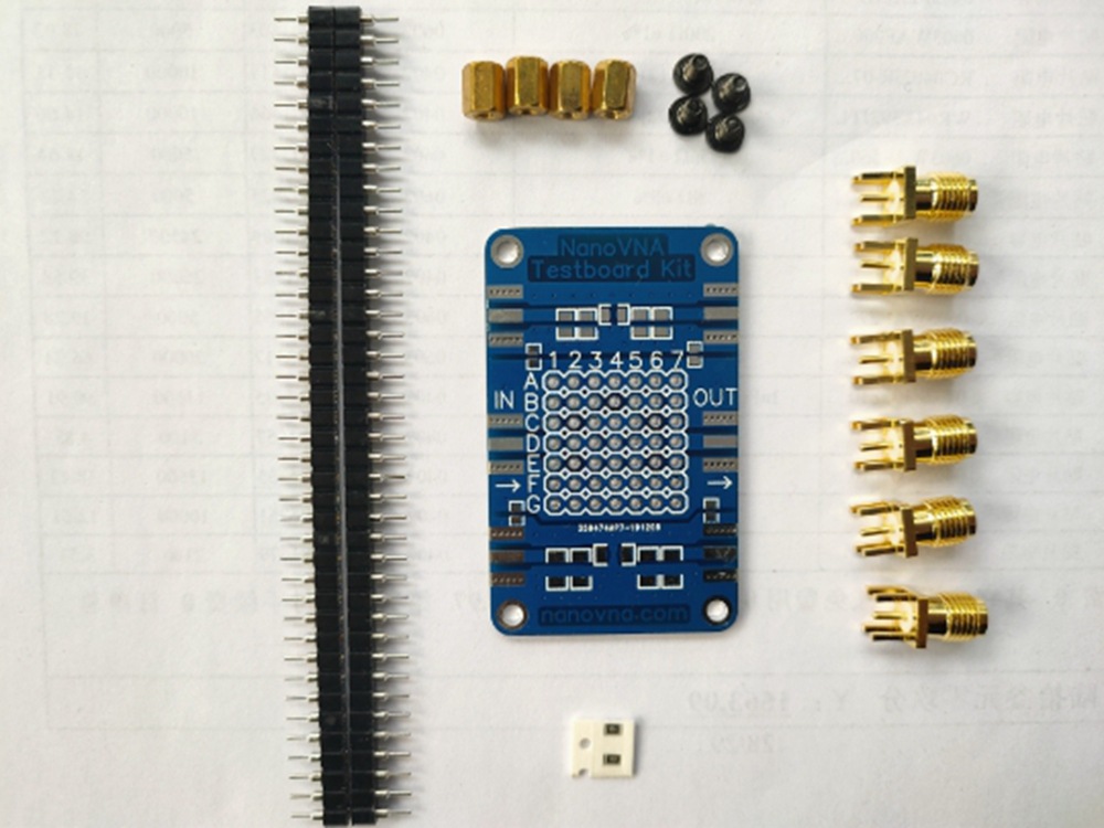 NanoVNA Testboard kit 矢量网络分析测试板 Demo板 演示板-阿里巴巴