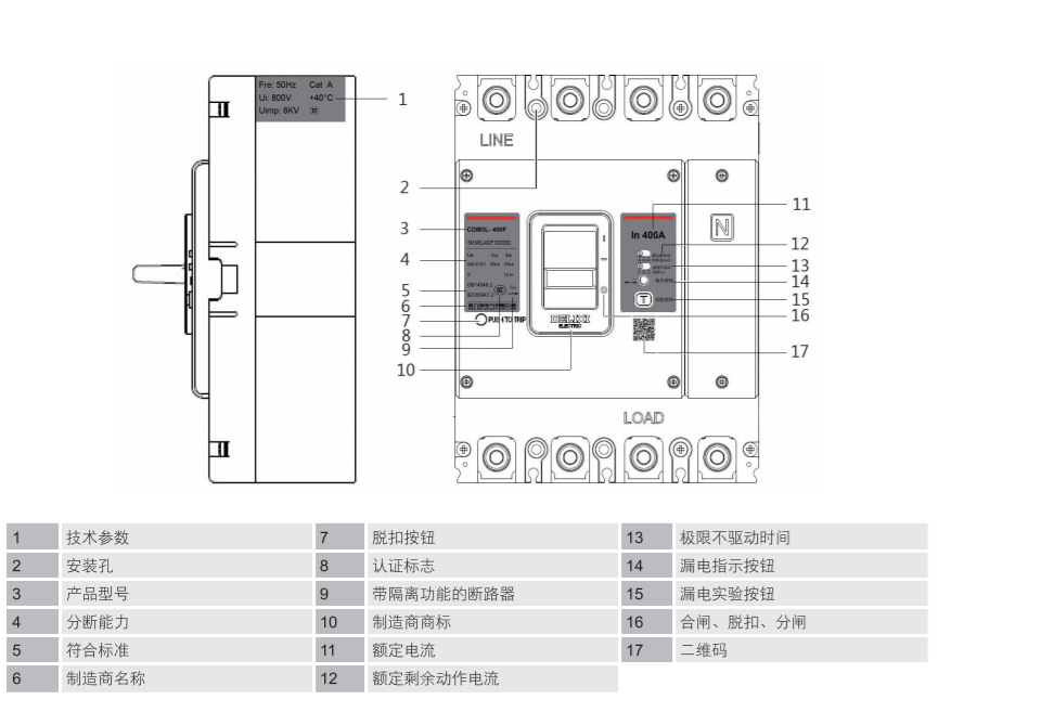 断路器CDM3S 断路器 CDM3S-800F/3300 630A700A800A CDM1升级款-阿里巴巴
