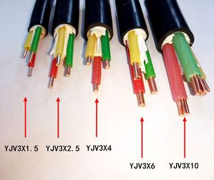 国标铜芯ZR/ZC-YJV2芯3芯4芯5芯1.5 2.5 4 6平方阻燃电线电缆线-阿里巴巴