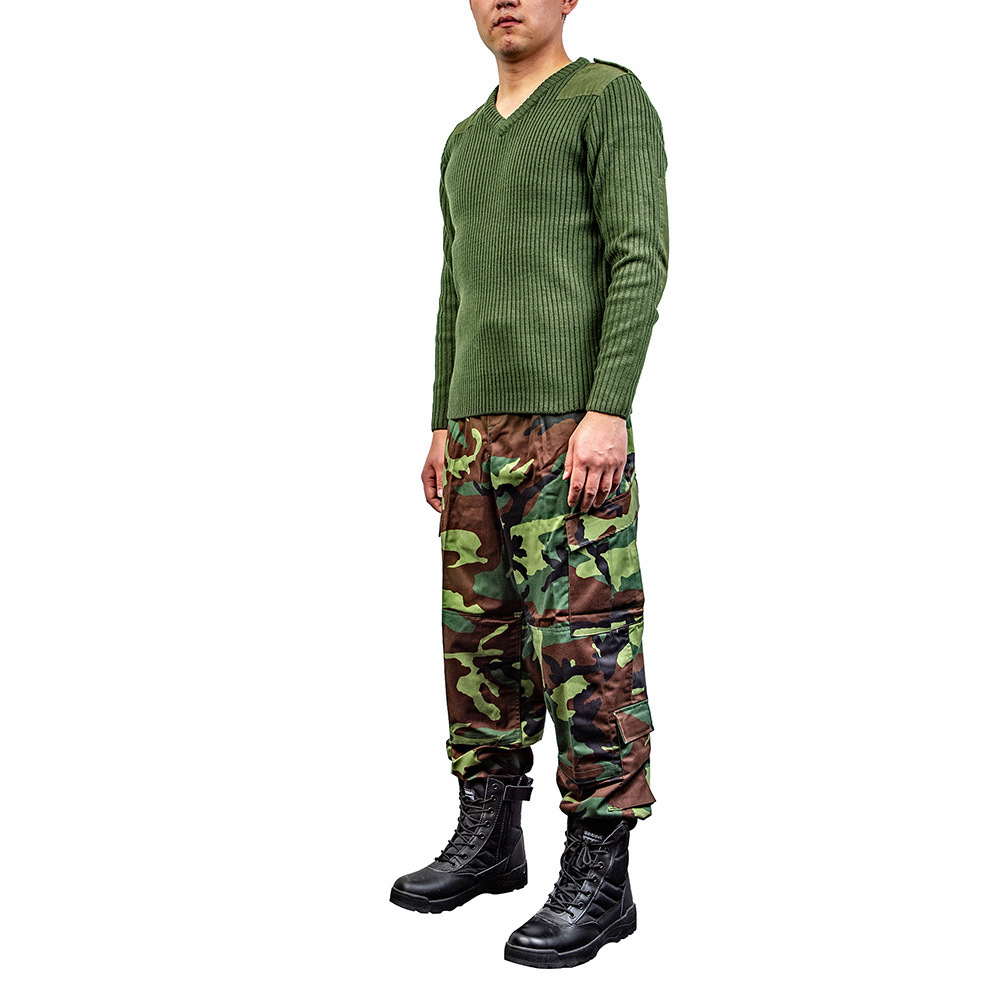 男士毛衣军绿色 冬季加厚抗寒保暖拼接V领修身长袖针织衫男毛衣-阿里巴巴