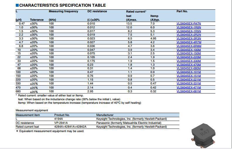 VLS6045EX-330M-H 进口原装 6045 33uH 1.9A 6X6X4.5屏蔽功率电感-阿里巴巴