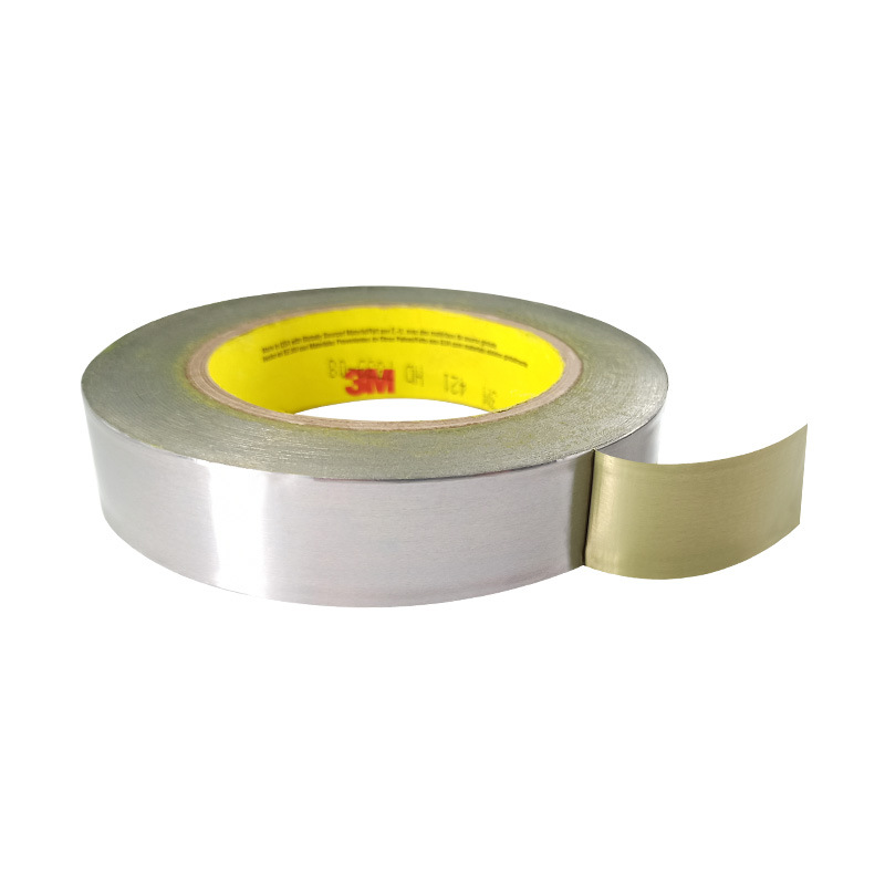 正品3M420铅箔胶带421导电导热铅箔胶布辐射屏蔽电镀遮蔽胶带-阿里巴巴