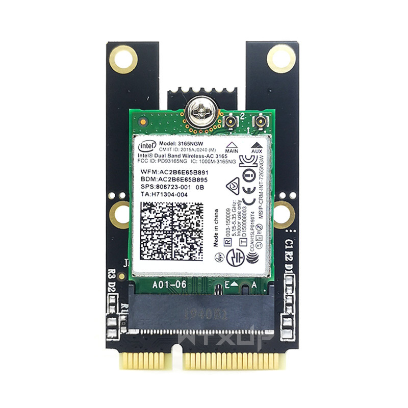 3165NGW AC3165 2.4G/5G双频 M.2内置无线网卡 WIFI模块 4.2蓝牙-阿里巴巴