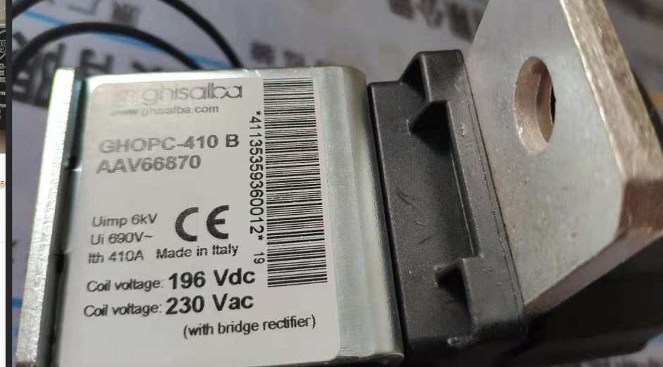 意大利GHISALBA GHOPC-410B AAV66870 196vdc 230vdc接触器-阿里巴巴