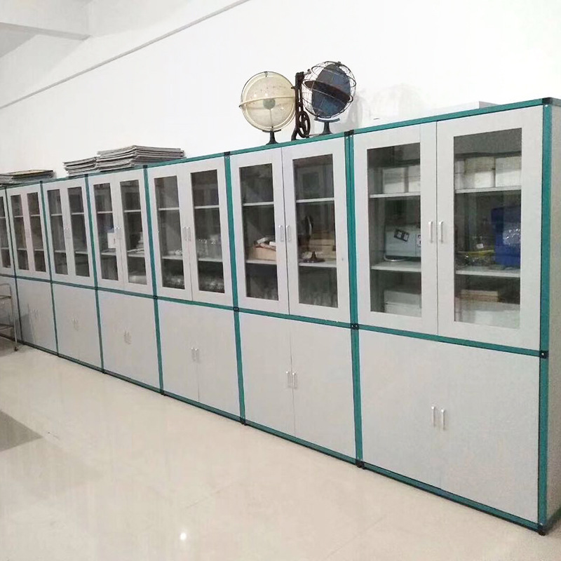 实验室铝木板式仪器柜器皿橱生物准备室教室药品柜标本柜专用-阿里巴巴