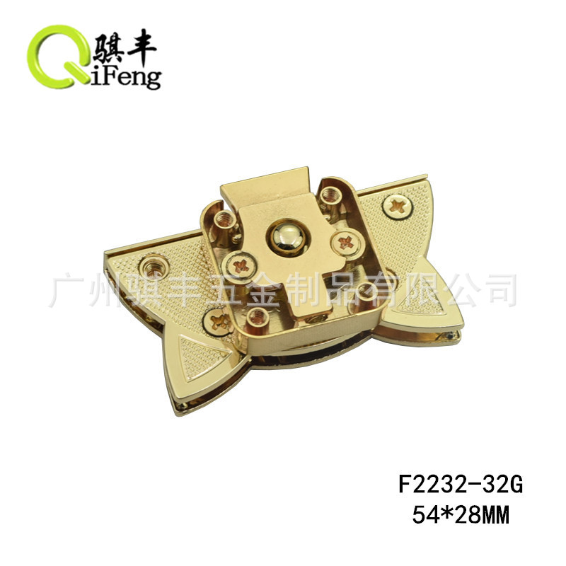 骐丰厂家销售 锌合金按锁 手袋机关锁 箱包锁扣 猫咪按锁 F2232#-阿里巴巴
