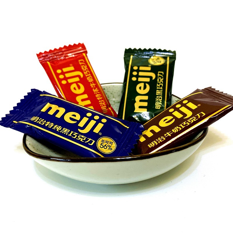 meiji明治排块巧克力500g散装特纯黑牛奶味婚庆喜糖果零食批发-阿里巴巴