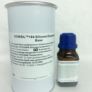 道康宁DC184透明灌封胶 PDMS胶聚二甲基硅氧烷184透明硅橡胶实验-阿里巴巴