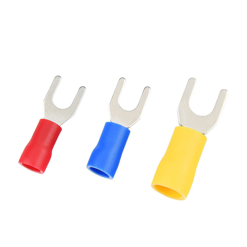 SV3.5-4 冷压接线端子叉形预绝缘端头SV3-4线耳U型Y形0.7厚度-阿里巴巴